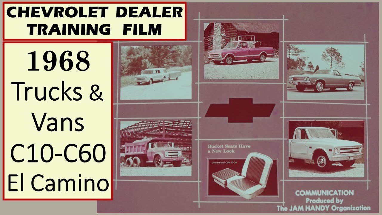 1968 C10-C60 Trucks, Vans, & El Camino SS 396 - Chevrolet Sales ...