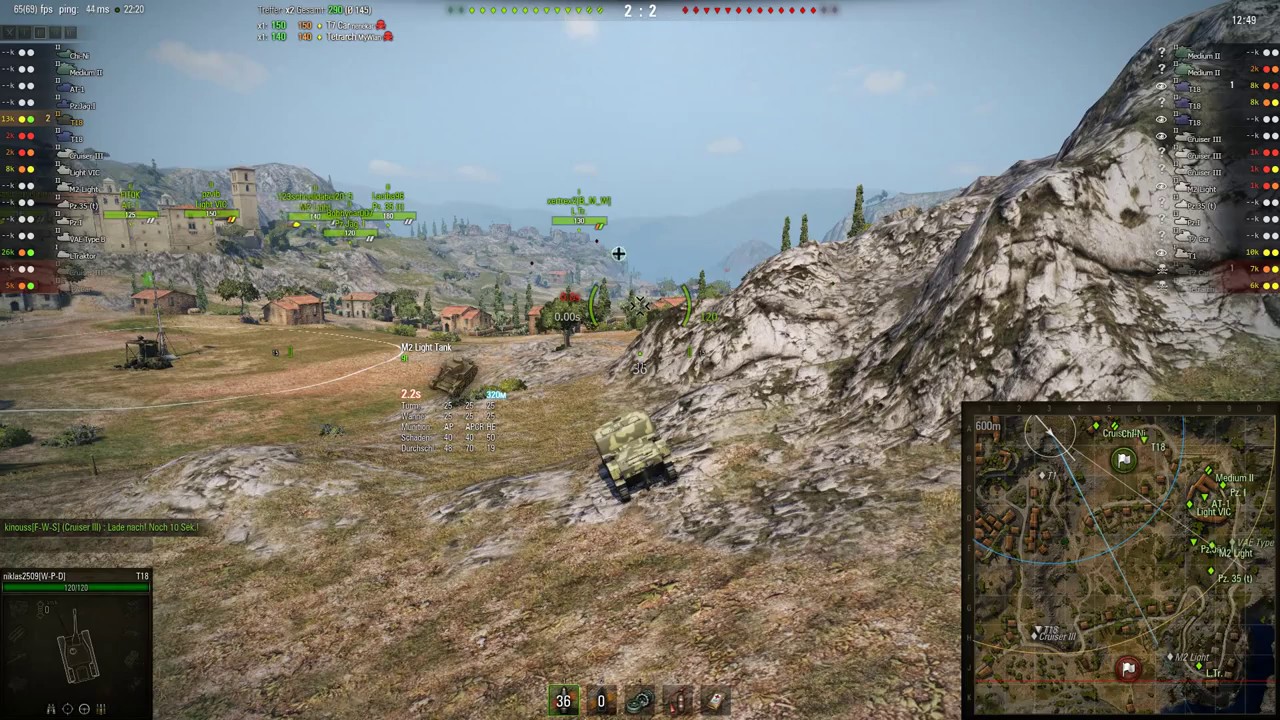 World of Tanks T18 Replay 11 Abschüsse - YouTube