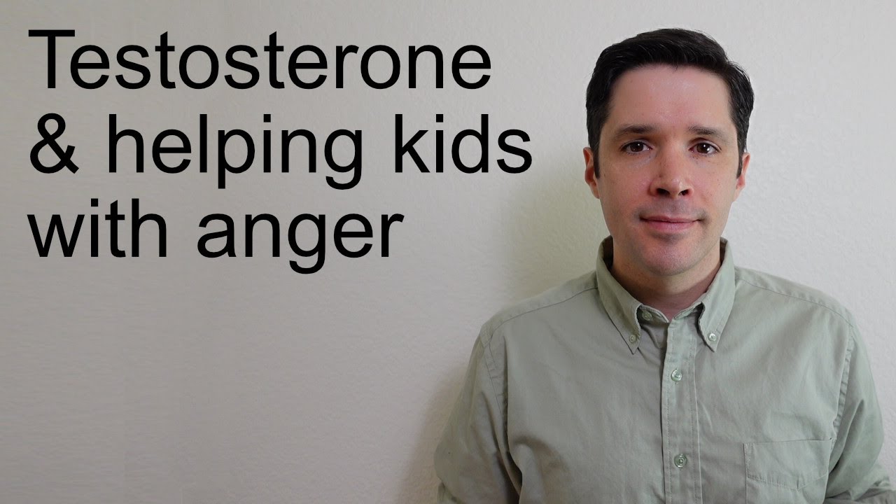 Testosterone and helping kids with anger management - YouTube