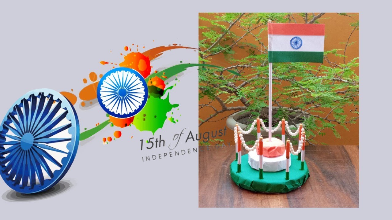 How to make Indian Flag🇮🇳 with paper||Independence day special Craft ...