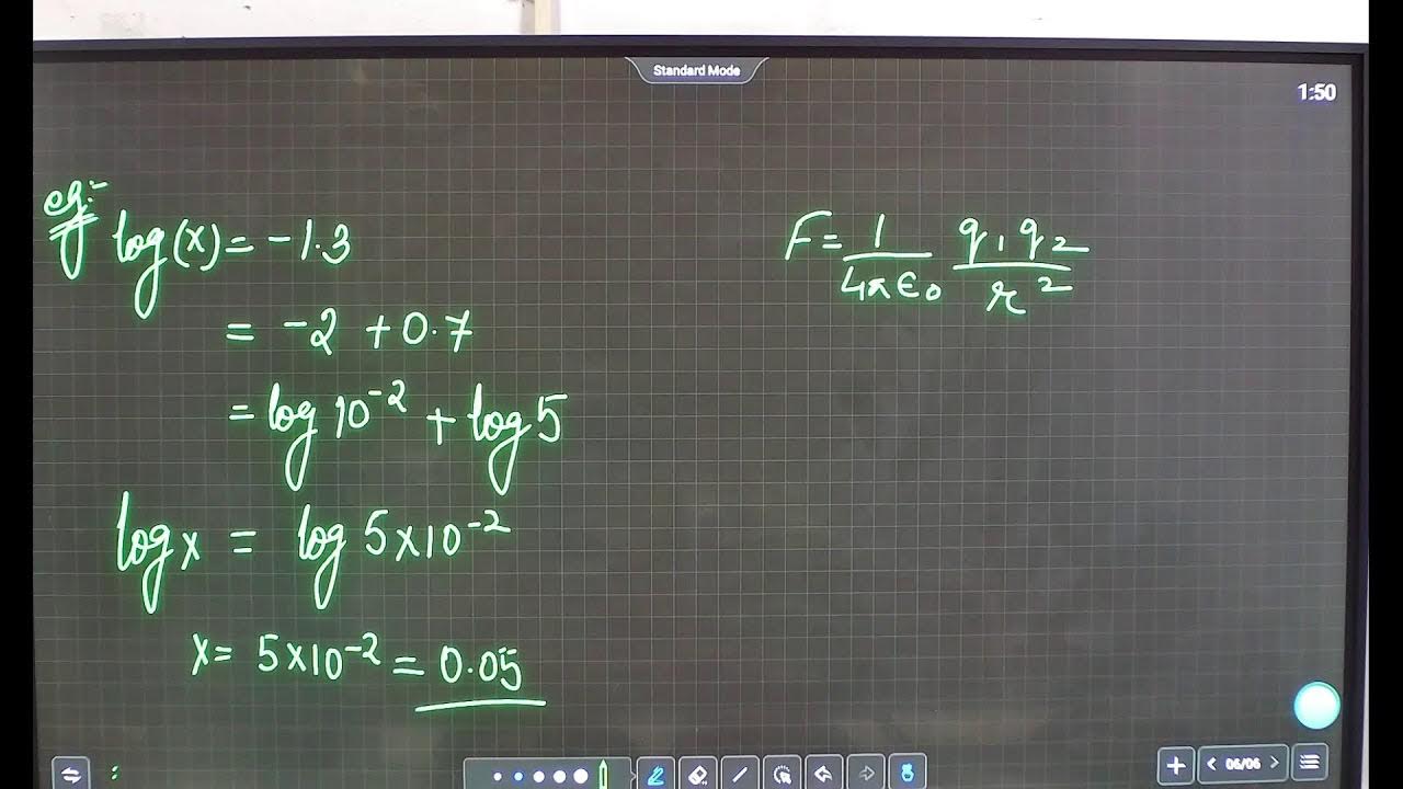 Logarithms Basic Elementary physics - YouTube