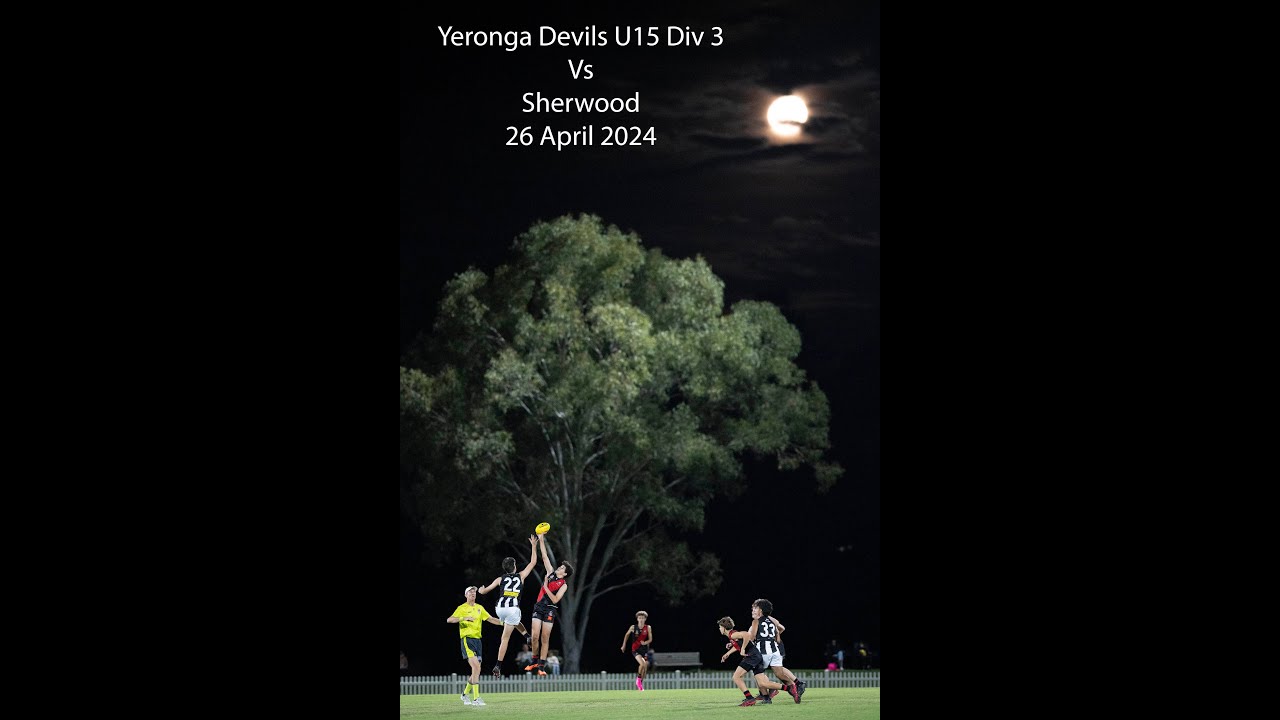 Yeronga Devils U15 Div 3 Vs Sherwood - YouTube