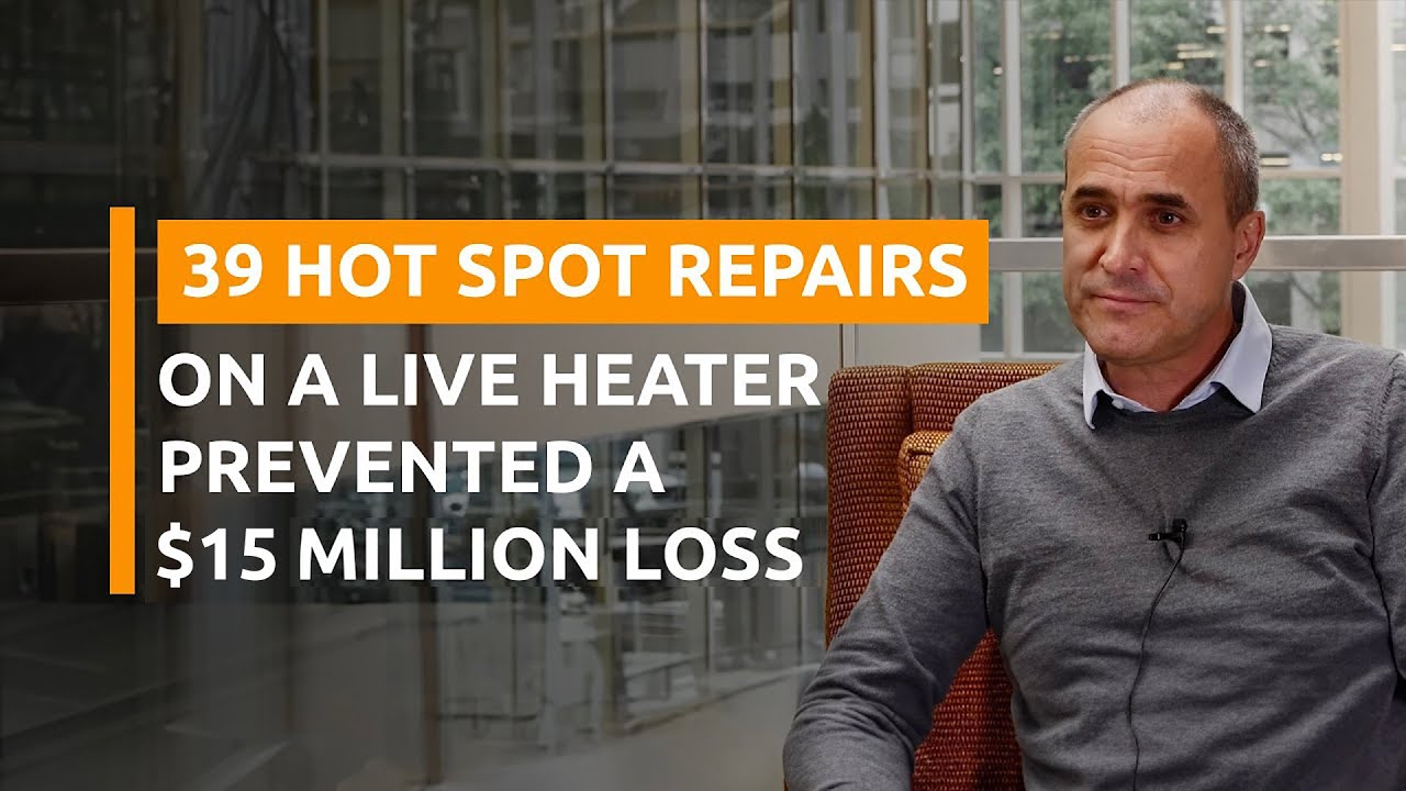 Hot Spot Repair Service in Live CCR Heater Prevents $15 Mil Production Loss - YouTube