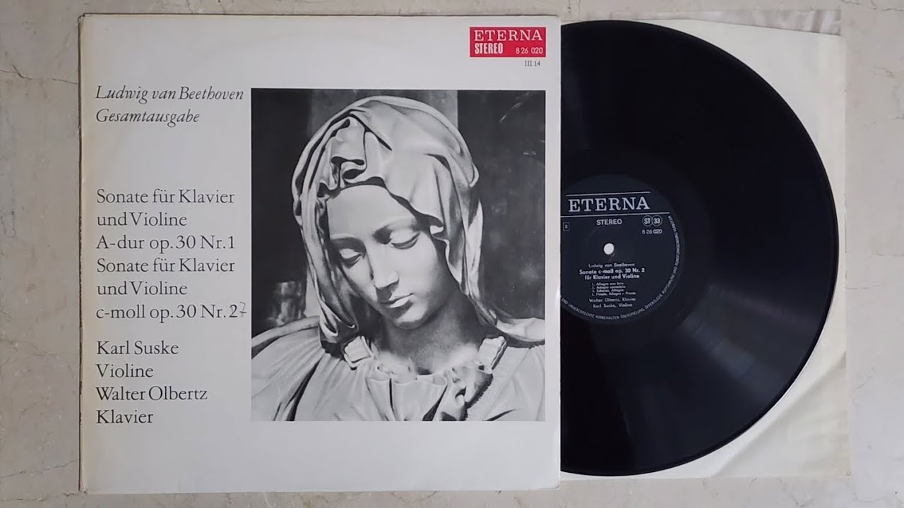 [ LP ] KARL SUSKE & WALTER OLBERTZ: Beethoven Sonata for Piano and ...