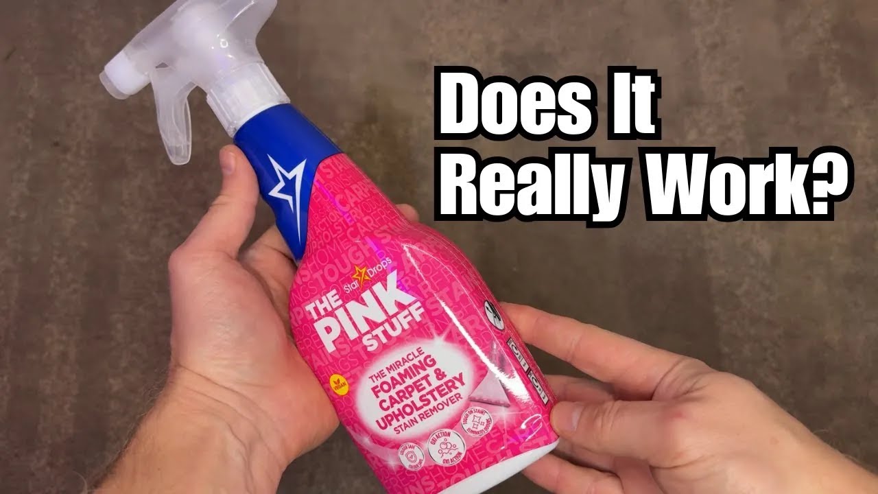 Pink Stuff Foaming Carpet Cleaner Review - YouTube