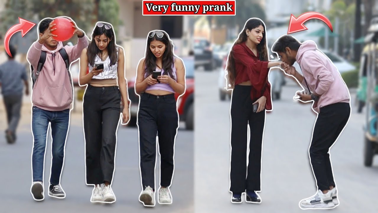 Very funny prank || Best Reaction Prank On Girls || Prank video ...