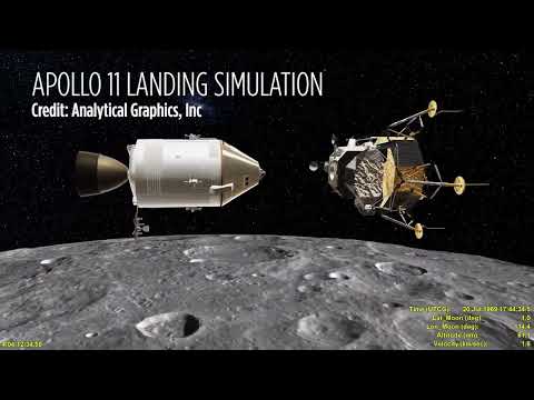 Watch Apollo 11's Moon Landing in Amazing Simulation