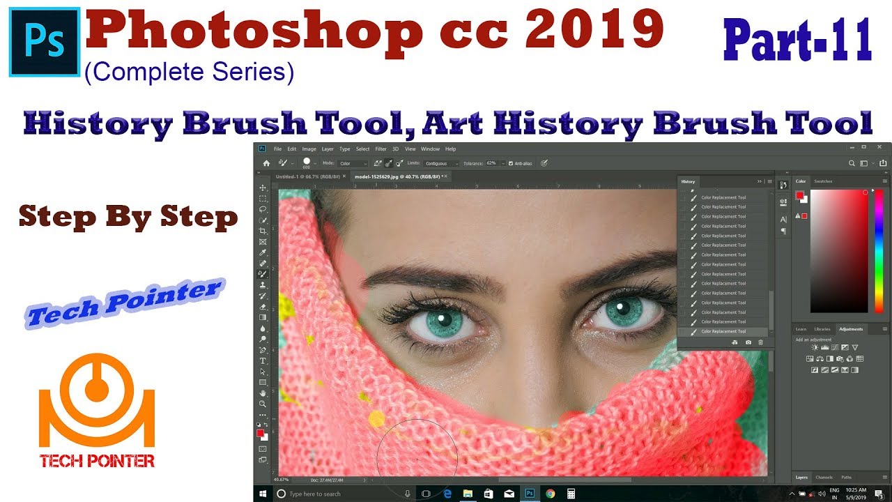 Part 11 History Brush Tool And Art History Brush Tool Photoshop CC part-11-history-brush-tool-and-art-history-brush-tool-photoshop-cc