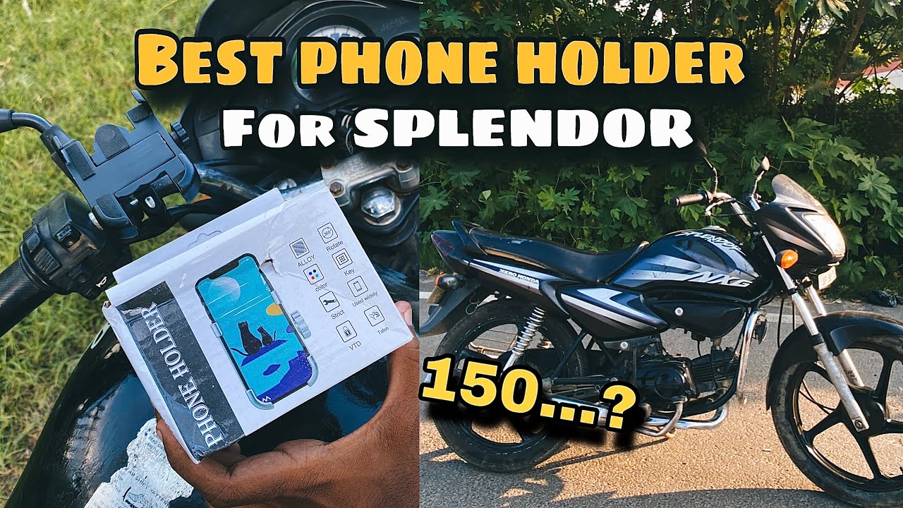 Best Phone holder for all SPLENDOR || Phone Holder under 150…?😳 - YouTube