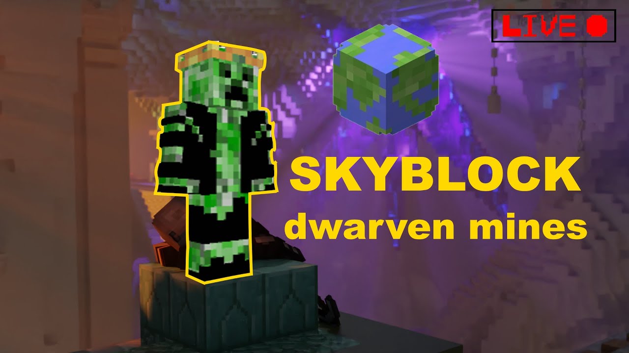SKYBLOCK Dwarven Mines (Hypixel) - YouTube