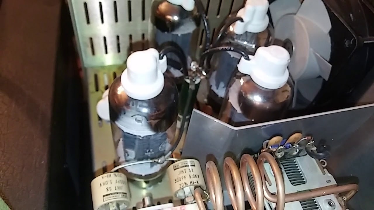 Golden falcon 1x2x5 GE 8908 rf tubes..problem - YouTube