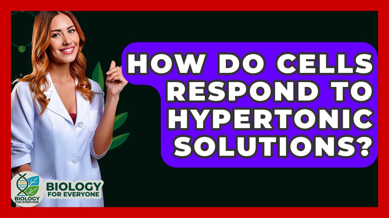 How Do Cells Respond To Hypertonic Solutions? - Biology For Everyone - YouTube