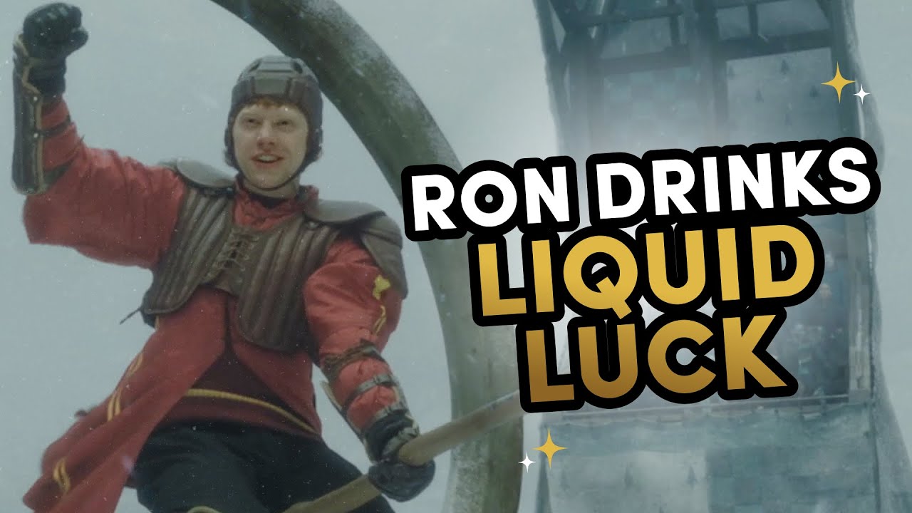 Ron 'Drinks' Liquid Luck | Half-Blood Prince - YouTube