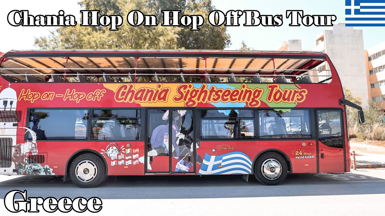 Chania Hop On Hop Off Bus Tour 🇬🇷 - YouTube