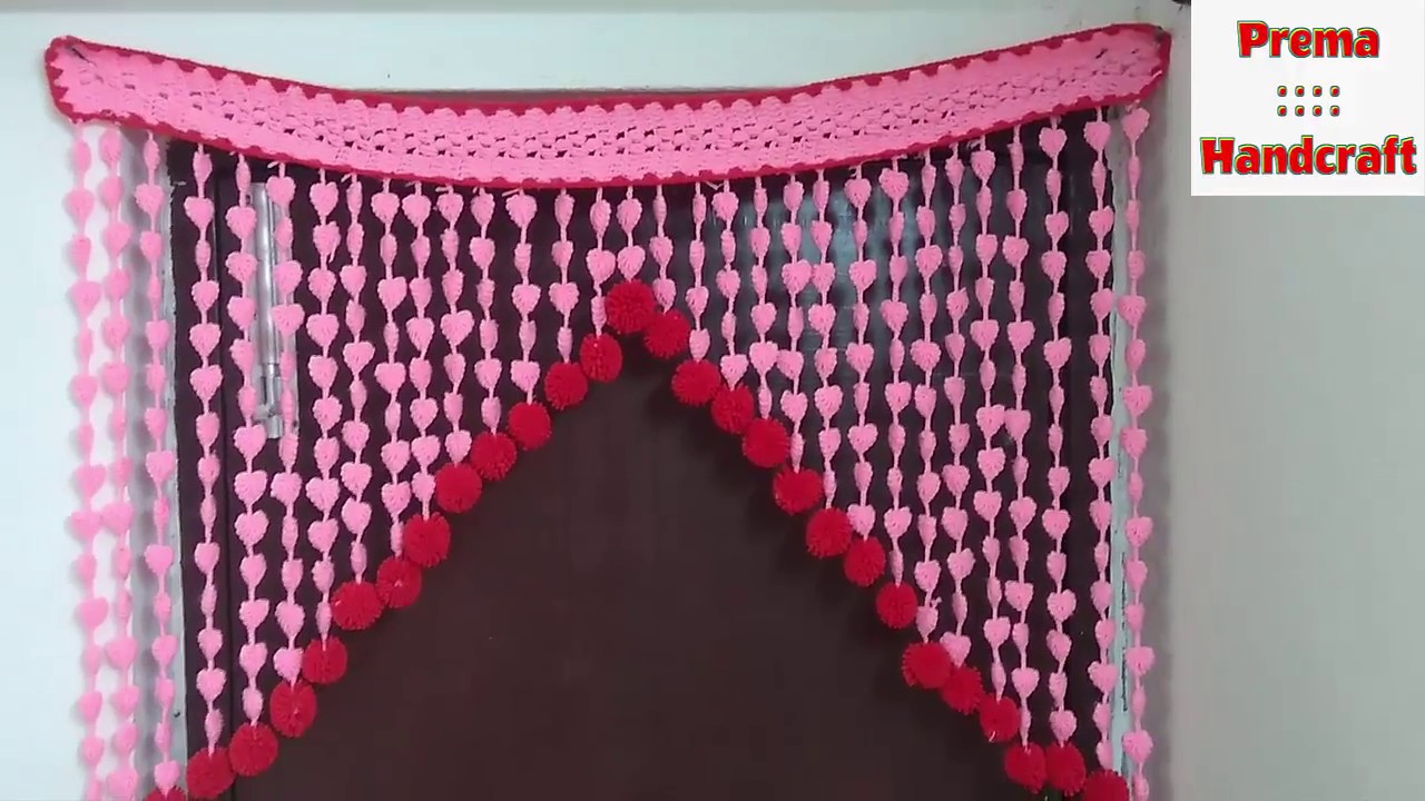 Make Door Toran From Wool || Diy Door Hanging Toran From Woolen ...