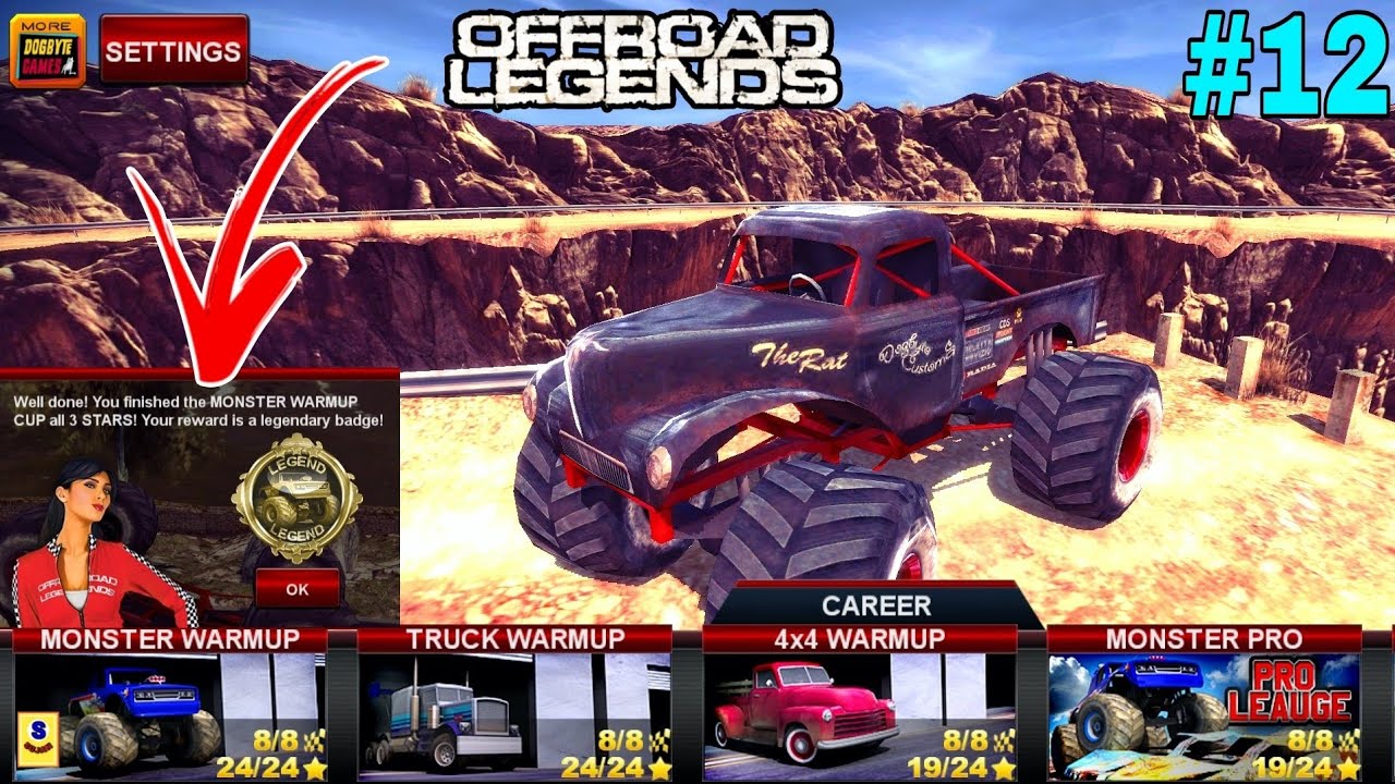 OFFROAD LEGENDS New Gameplay 2024 | All Career Map Completed | MONSTER ...