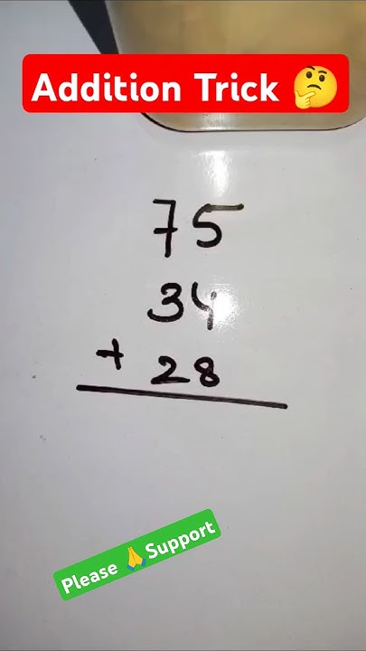 Addition Trick #viralvideo #maths #mathstricks #anuragkumarprashant #mathematics #ytshorts # ...