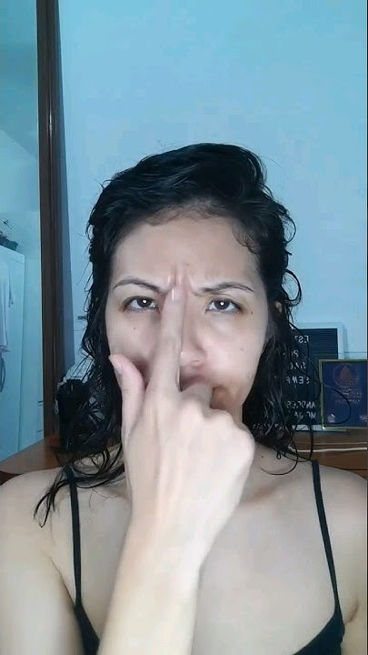 Passo a passo da massagem facial para suavizar rugas entre as sobrancelhas! - YouTube