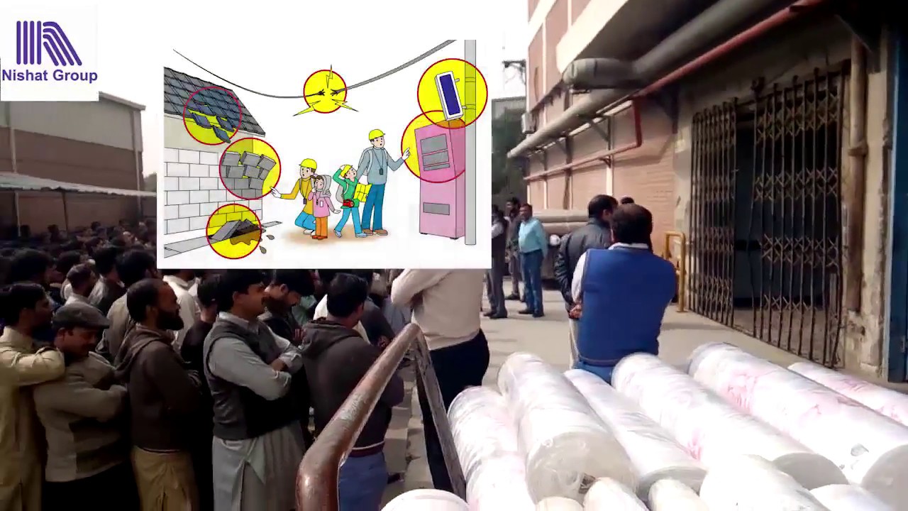 HSE Nishat MIlls NDF Earthquake natural disaster lecture fire emergency ...