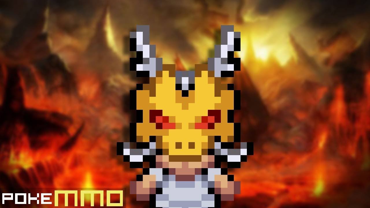 Flipping to a Golden Dragon Mask in PokeMMO - YouTube