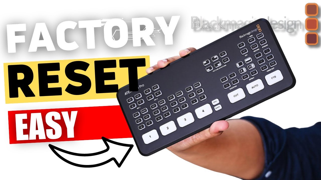 How to Factory Reset and Update Your ATEM Mini Pro in 5 Easy Steps ...