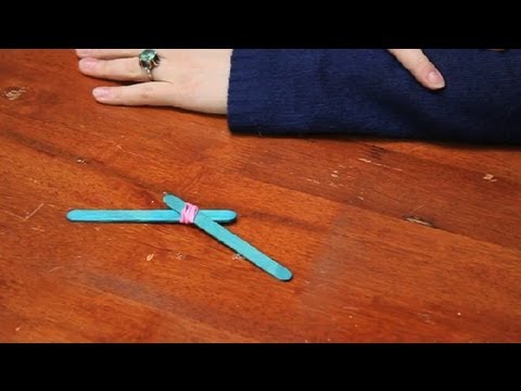 How to Connect Two Sticks Together With Only Rubber Bands : Glue ...