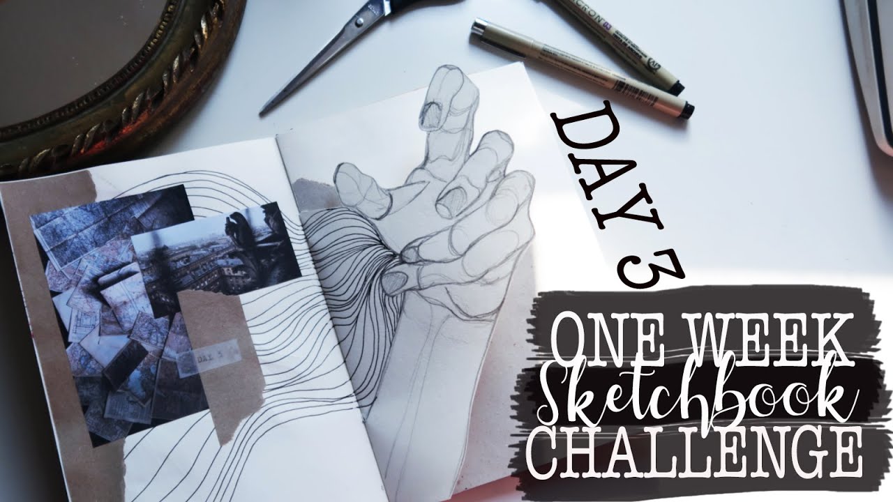 One Week Sketchbook Challenge • Life as an self-quarantined Artist ...