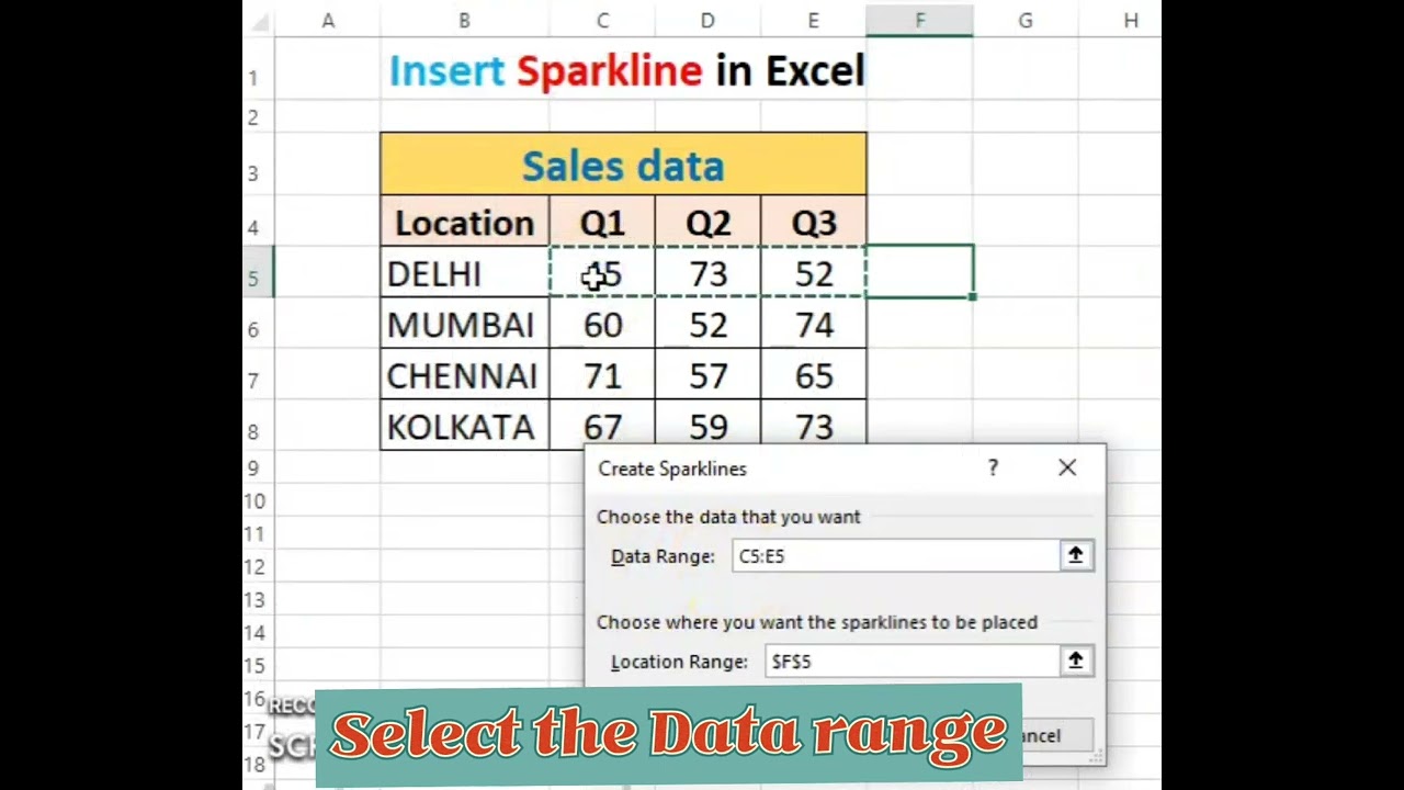 Insert Sparkline In Excel YouTube insert-sparkline-in-excel-youtube
