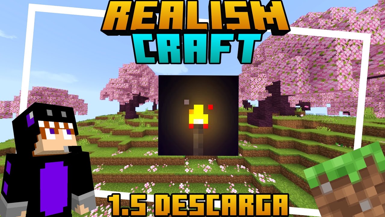 DESCARGA REALISM CRAFT!! 1.5 Para minecraft BEDROCK 1.21.51 - YouTube