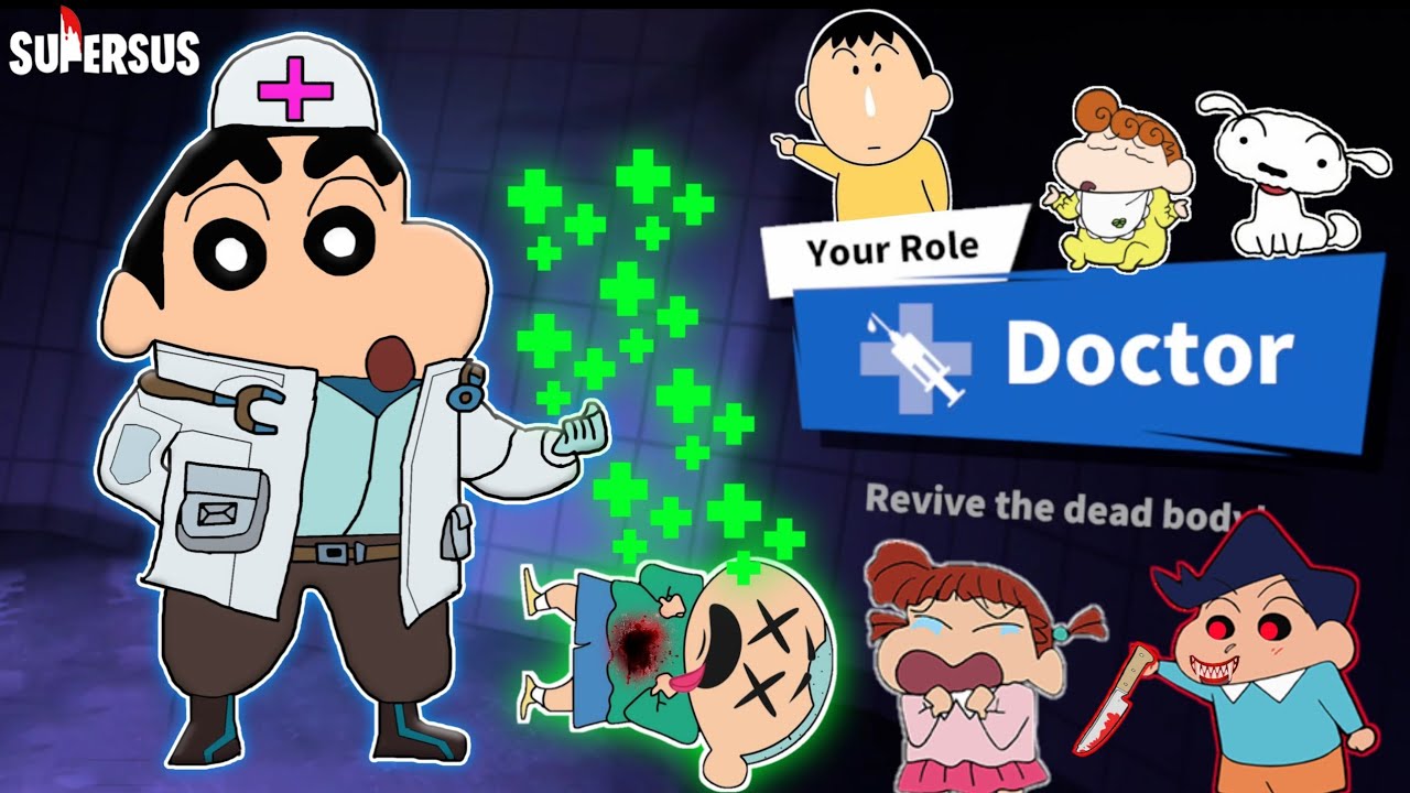 Shinchan became doctor in super sus and reviving dead bodies 😱🔥 ...