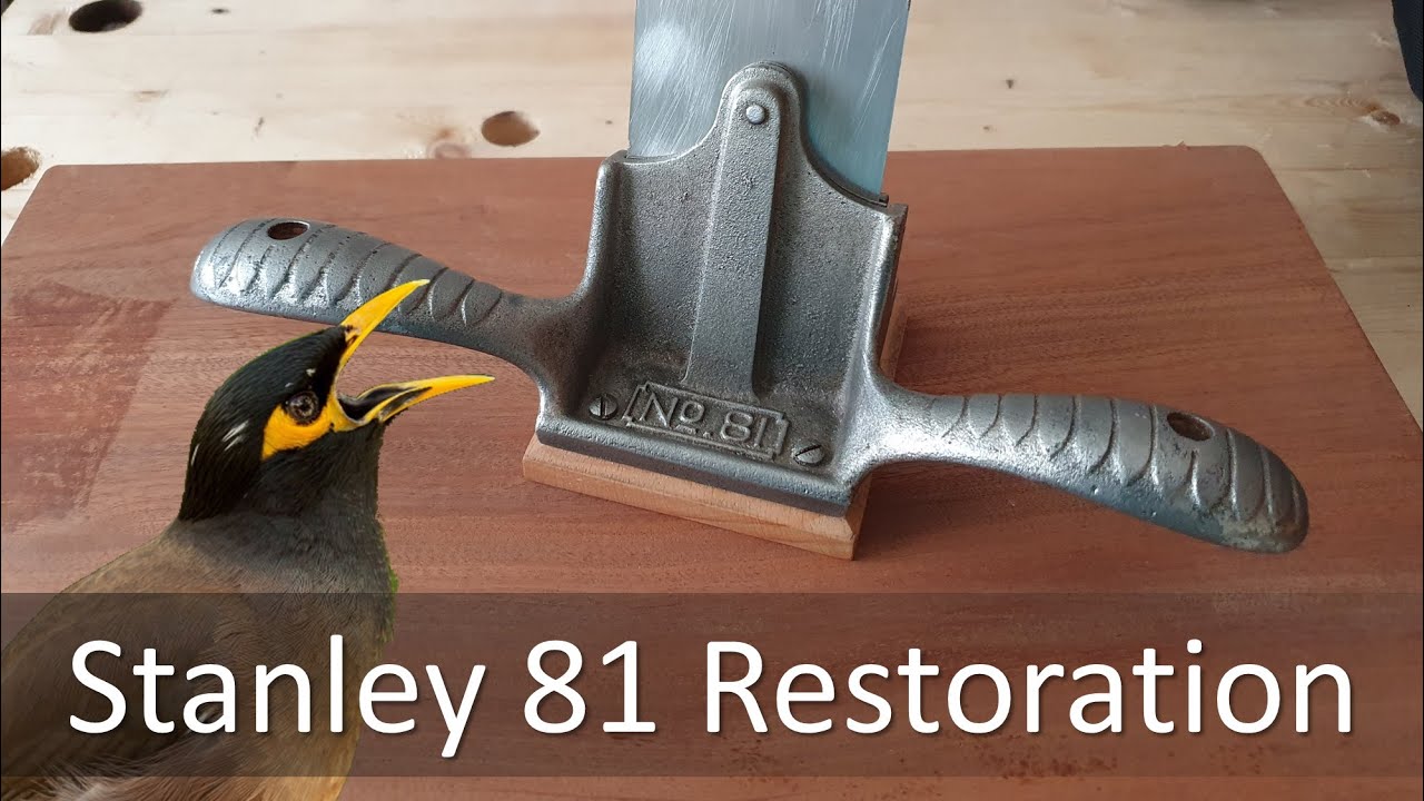 Stanley no. 81 Cabinet Scraper - happy restoration with friends! - YouTube