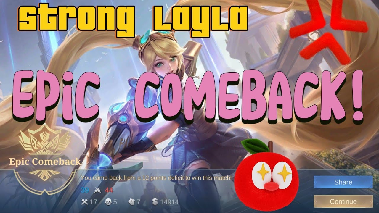 Mobile Legends - Layla MM epic come back - YouTube