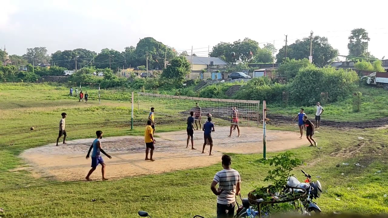 Jamadoba 🆚 WRC Burragarh Volleyball Match || Local match || Village ...