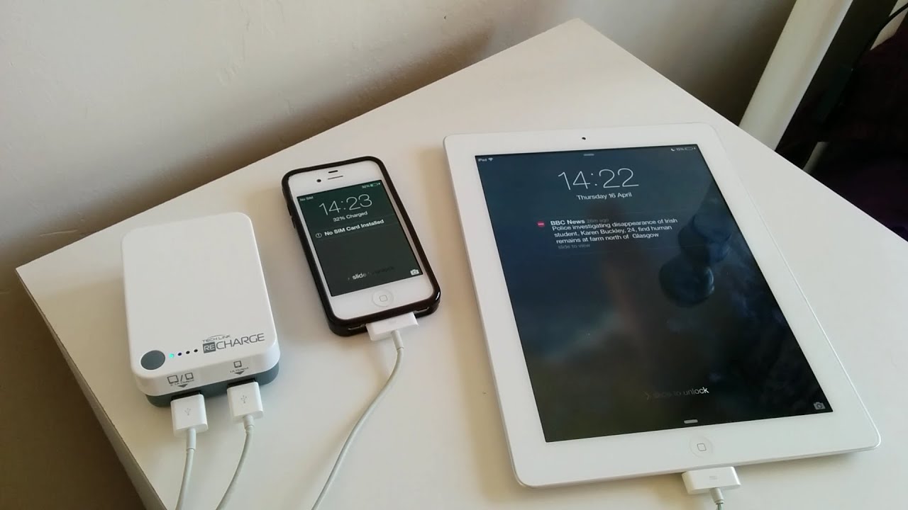 Techlink Recharge 6000 Power + Universal Wall Charger Review - YouTube