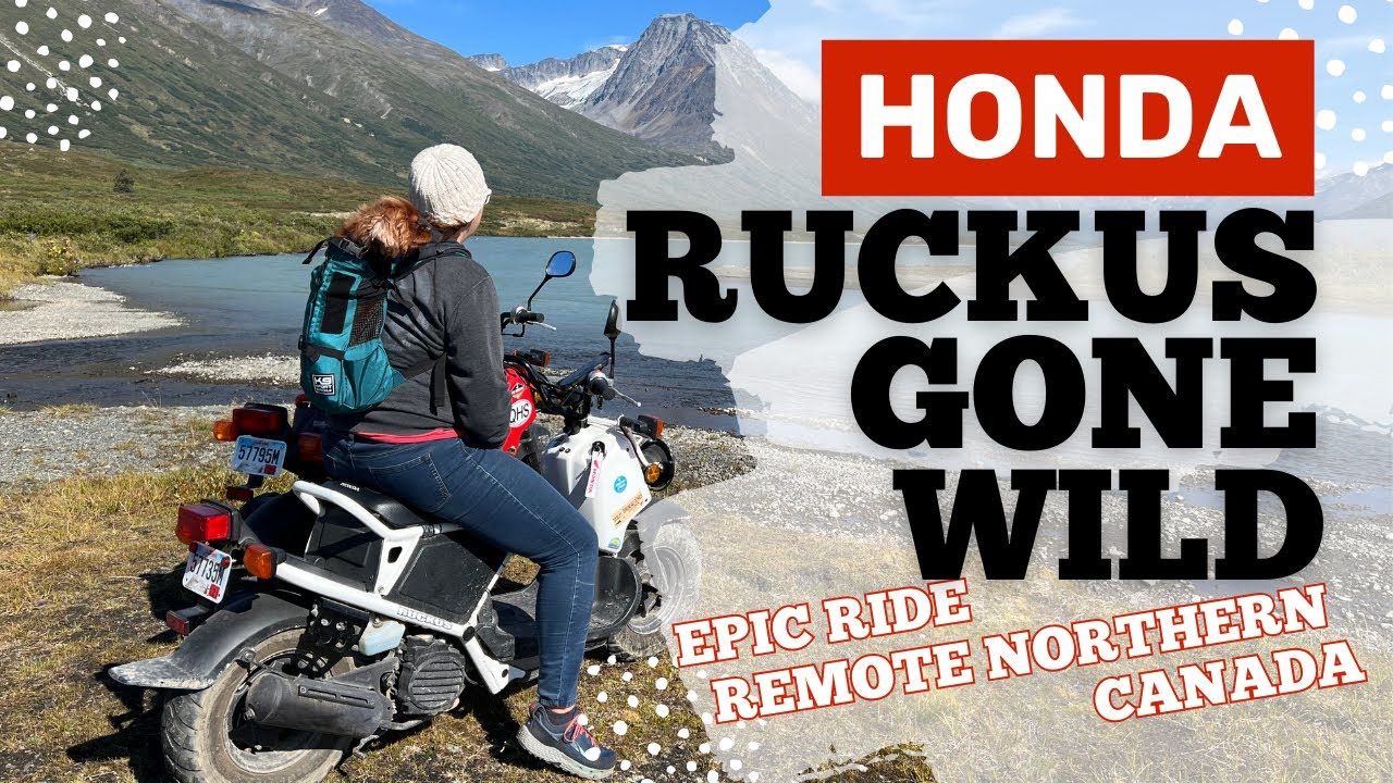 Honda Ruckus Backcountry Touring in Extreme Remote NW British Columbia ...