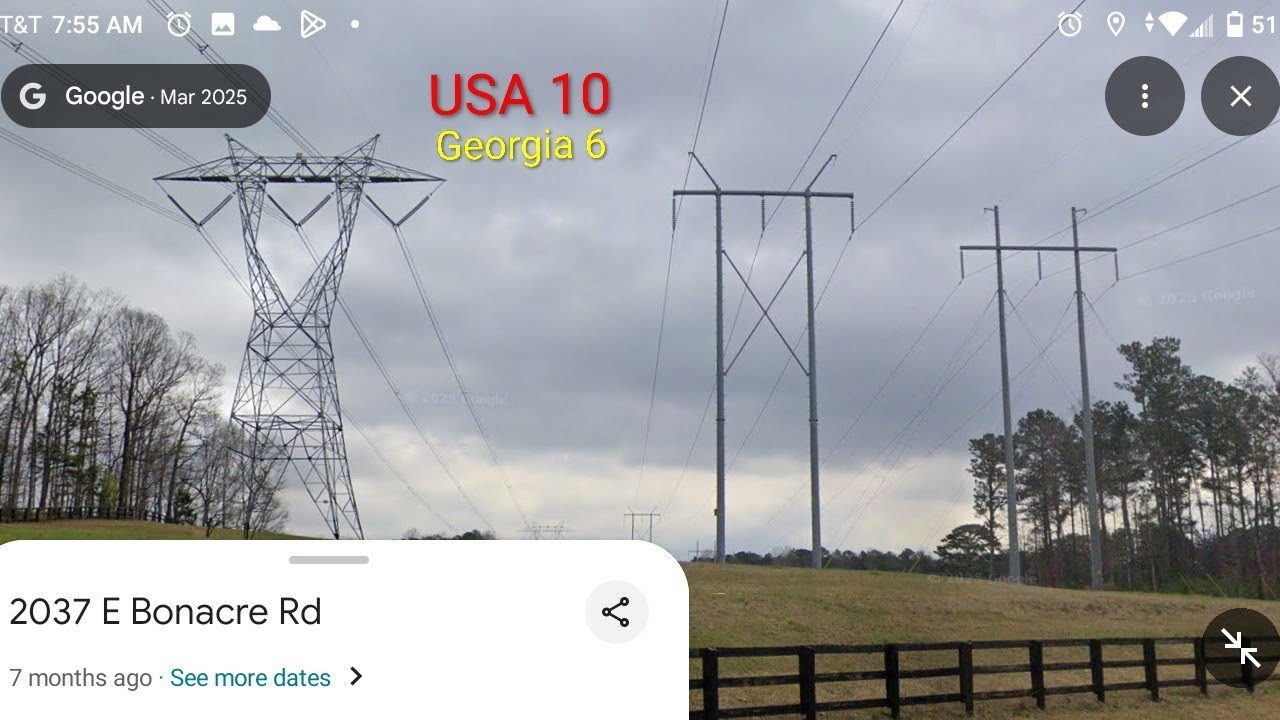 Power Lines in Georgia USA (Part 6) - YouTube
