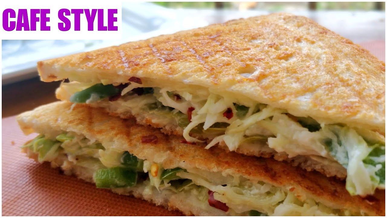 Cafe Style Veg. Grill Sandwich - Ready with limited ingredients - Jain ...