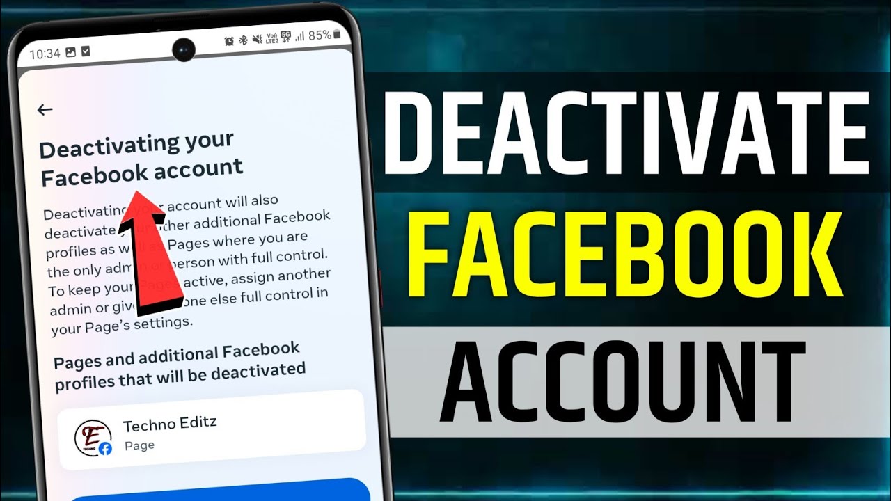 How to Deactivate Facebook Account 2024 | Deactivate Facebook Account ...