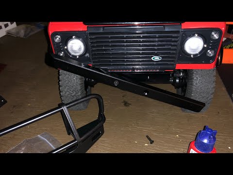 RC4WD ARB FRONT WINCH BAR BUMPER FOR GELANDE II D90/D110 INSTALL
