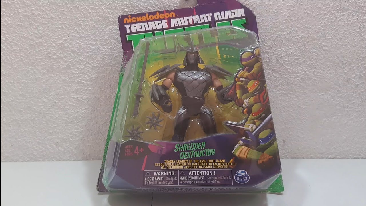 Destructor Tortugas Ninja. Shredder TMNT 5 inch Spin Master Playmates ...