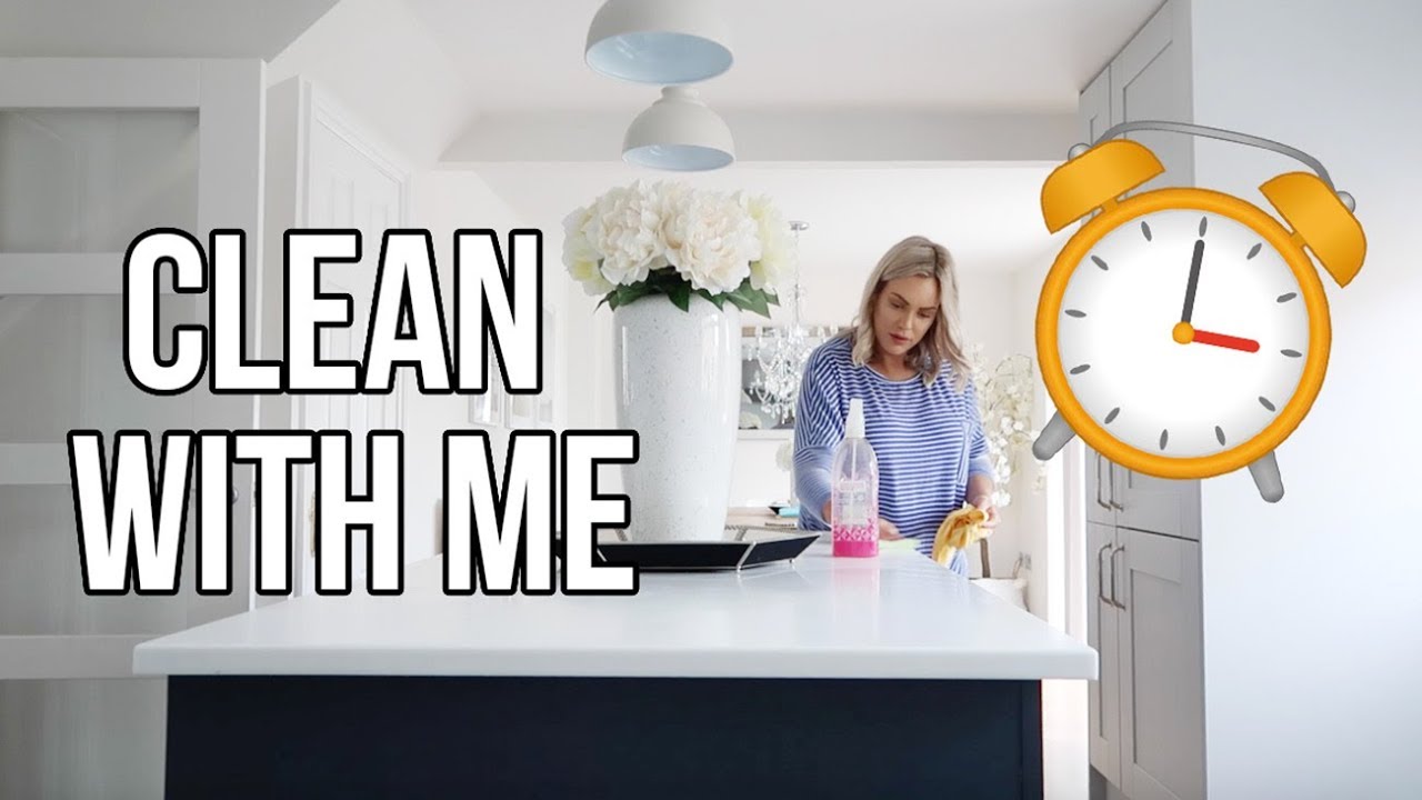 SPEED CLEAN POWER HOUR | CLEAN WITH ME DAILY CLEANING ROUTINE 2018 ...
