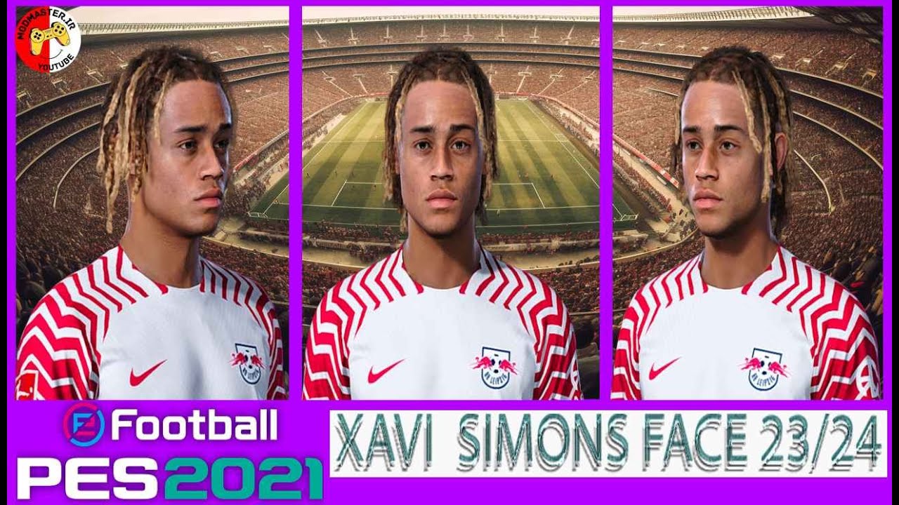 XAVI SIMONS 2024/25 PES 2021 | FACE | - YouTube