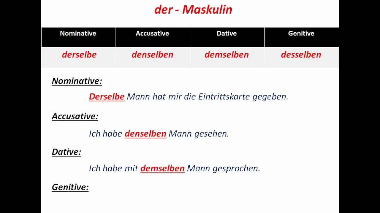 dasselbe or das Gleiche - What is the difference? - www ...