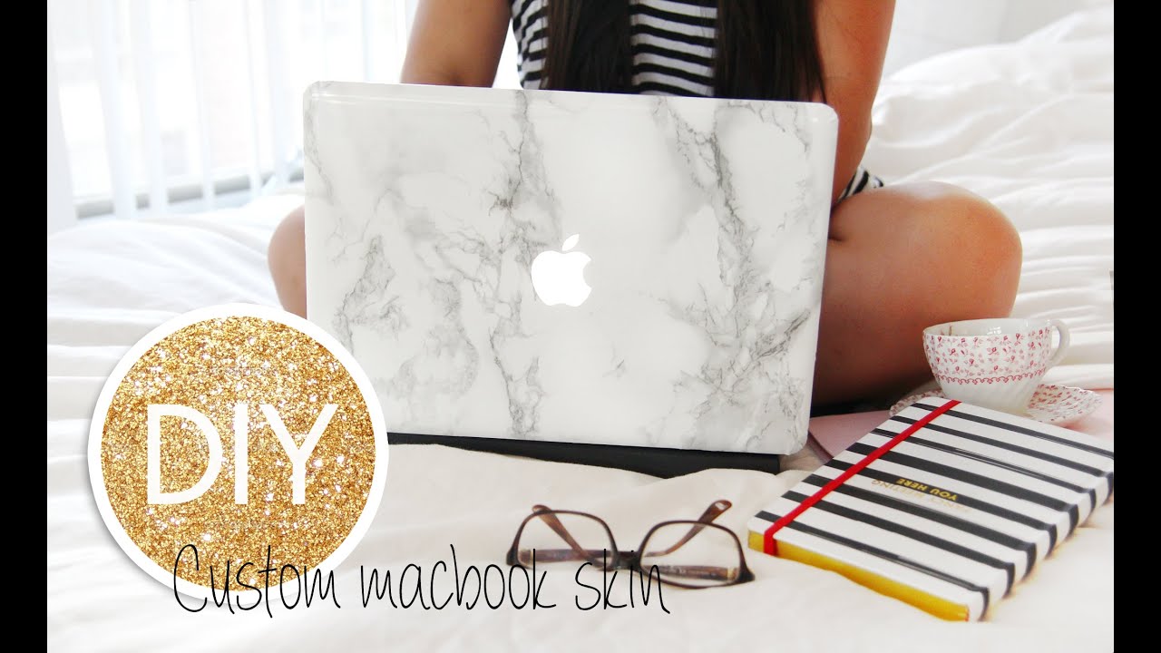DIY Marble Macbook Skin/decal/cover - YouTube