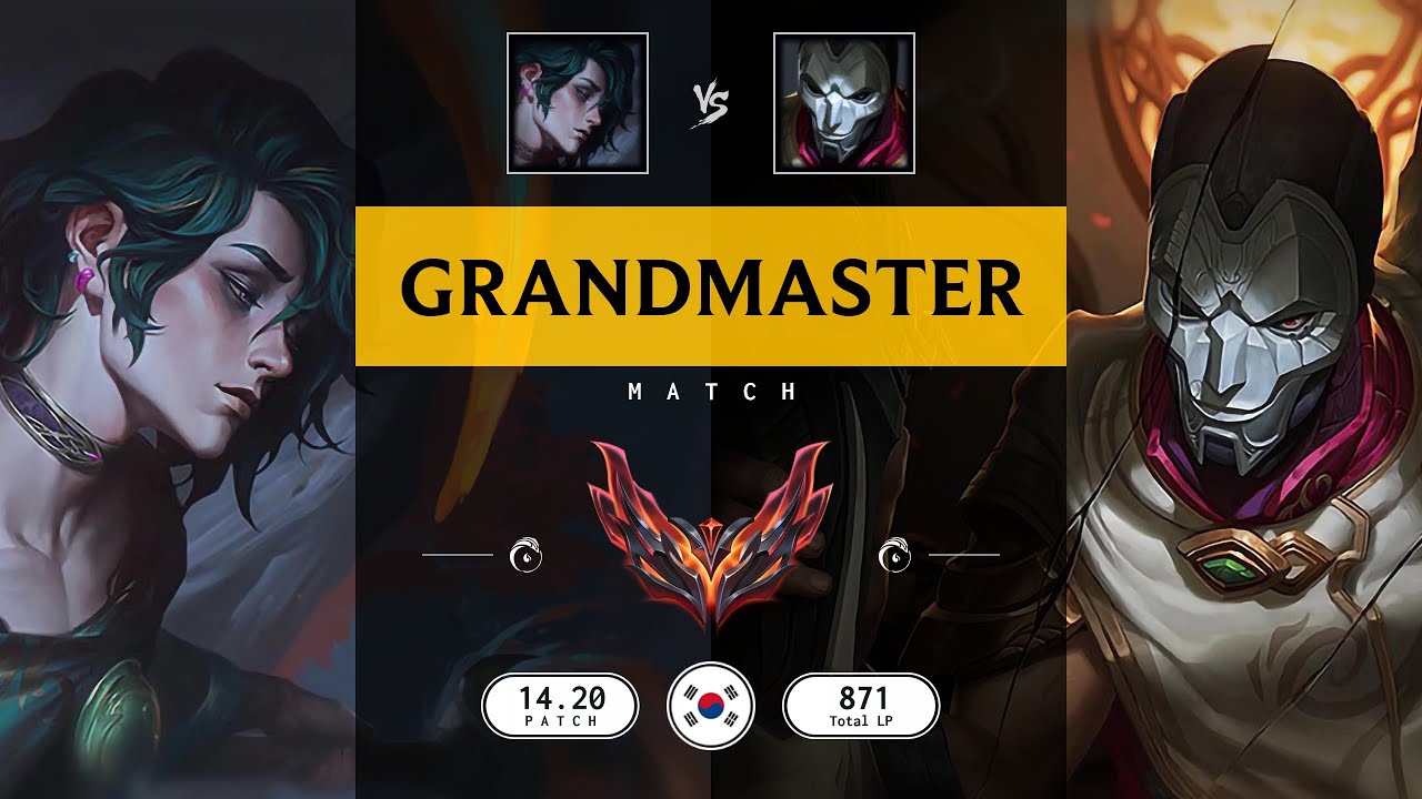 Grandmaster Match: Super Hwei vs Super Jhin - KR server Patch 14.20 ...