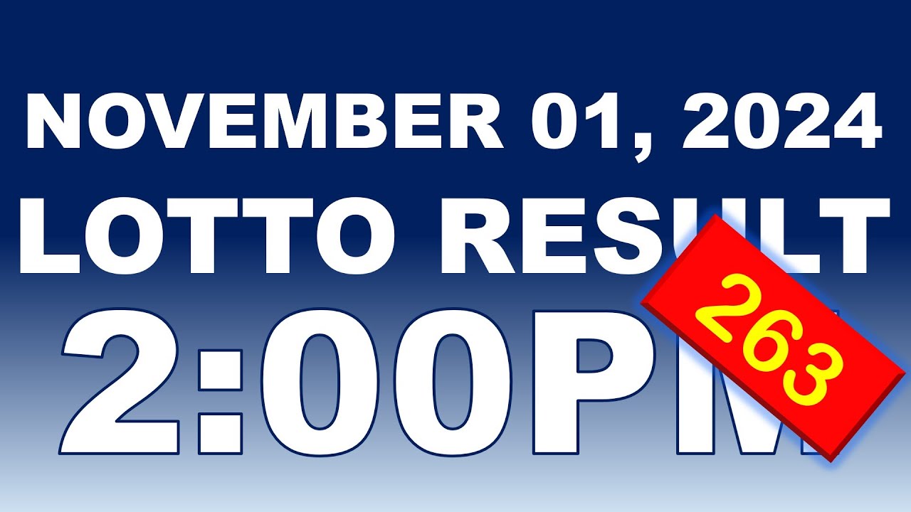 Lotto Result Today 2pm November 01 2024 2d Ez2 3d Swertres 4d 6 45 6 lotto-result-today-2pm-november-01-2024-2d-ez2-3d-swertres-4d-6-45-6