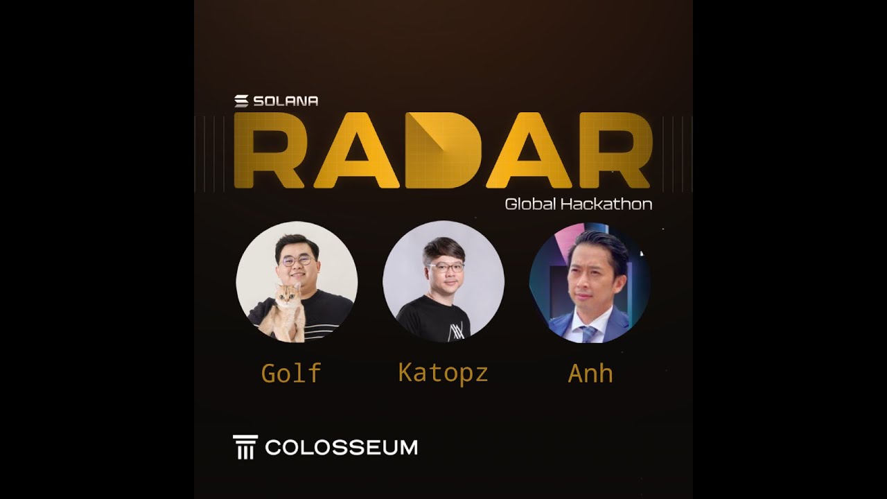 Online Kickoff Session for Solana's Global Hackathon Radar by Colosseum - YouTube
