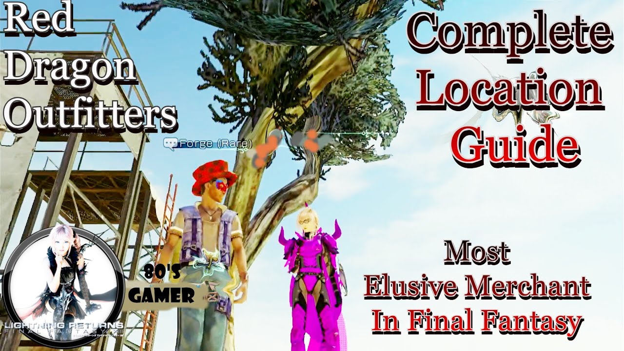 Final Fantasy XIII Lightning Returns👉Rare Forge Merchant/ Outfitters ...