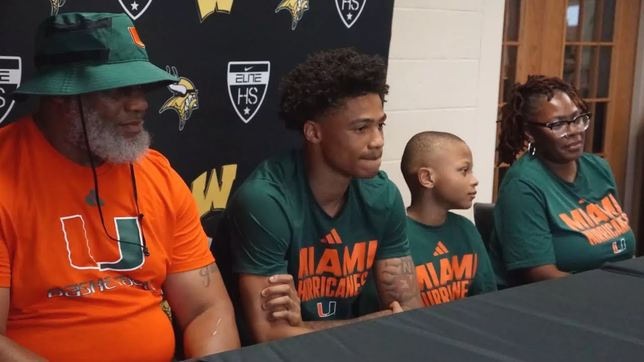 JALIL BETHEA "COMMITS TO MIAMI HURRICANES"!! BEHIND THE SCENES ...