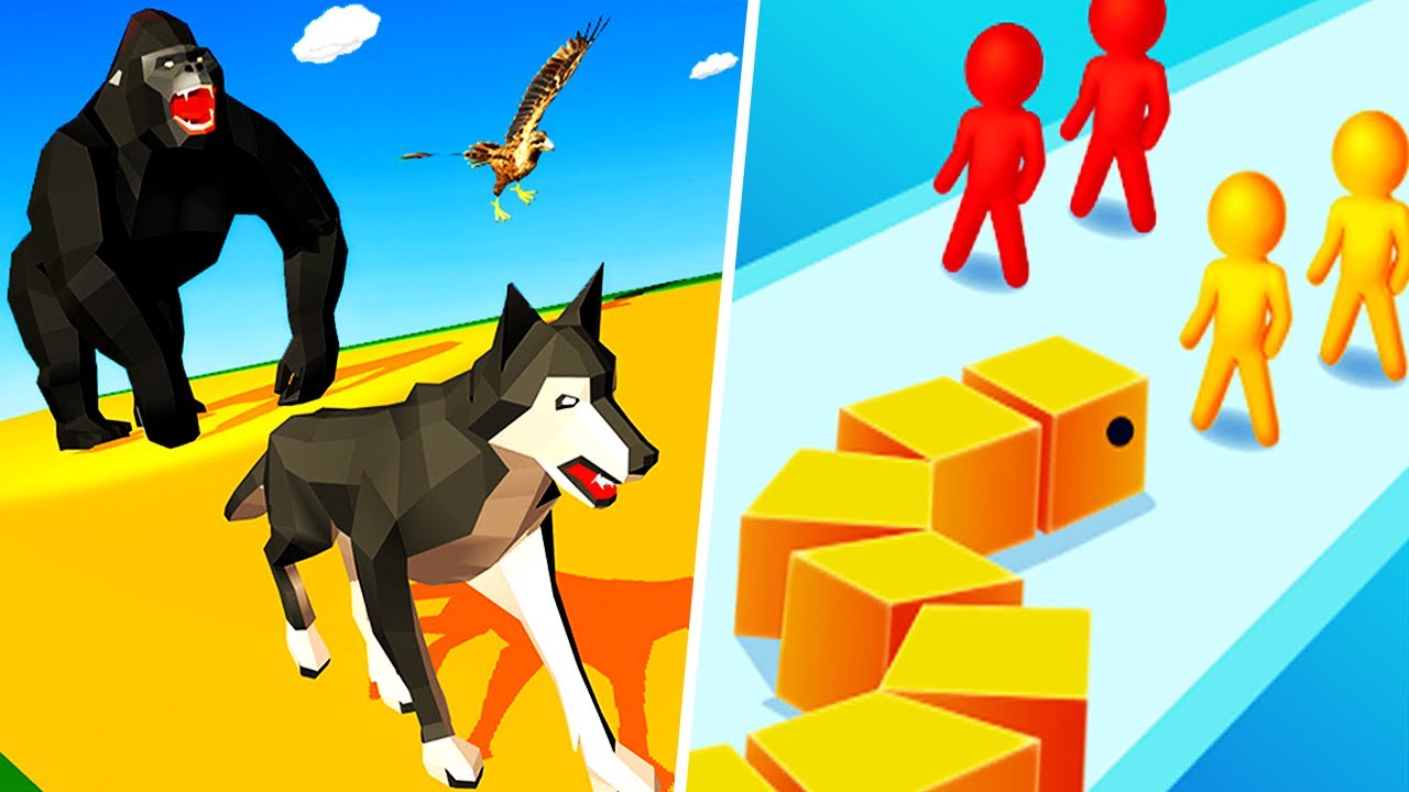 Epic Animal Hop vs Smash Run 3D vs Color Snake Crusher - Android ...